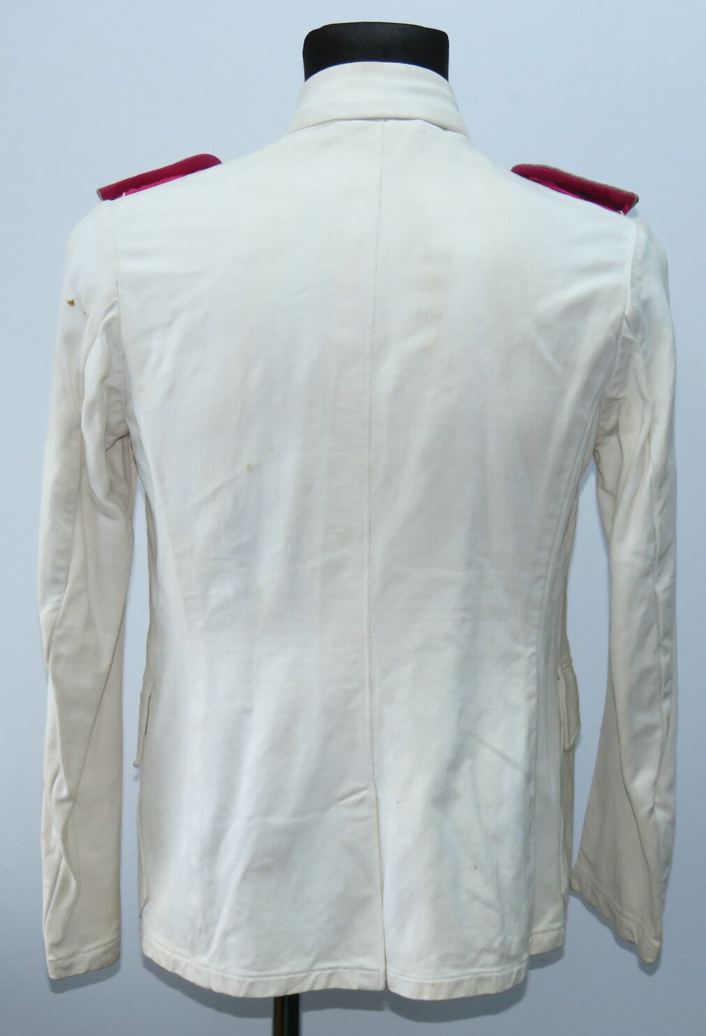 Wehrmacht Oberveterinär Veterinary Service Tunic in White Drill Cloth