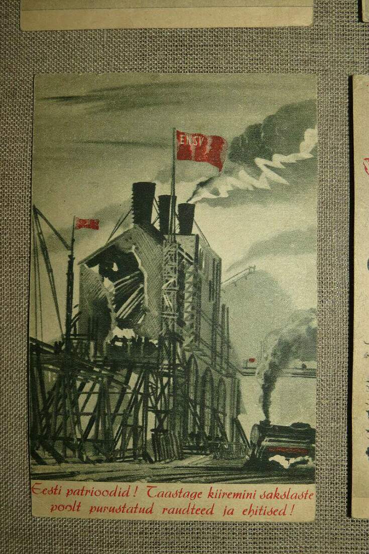 WW2 Set of 6 propaganda post cards. Printed in 1945. Rare!- Photos ...