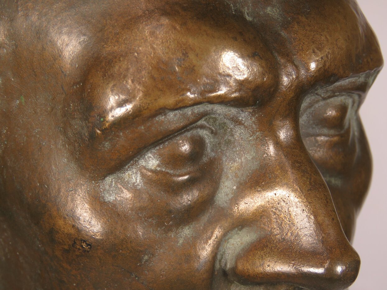 Adolf Hitler als Führer und Reichskanzler bronze bust, Ley/WMF