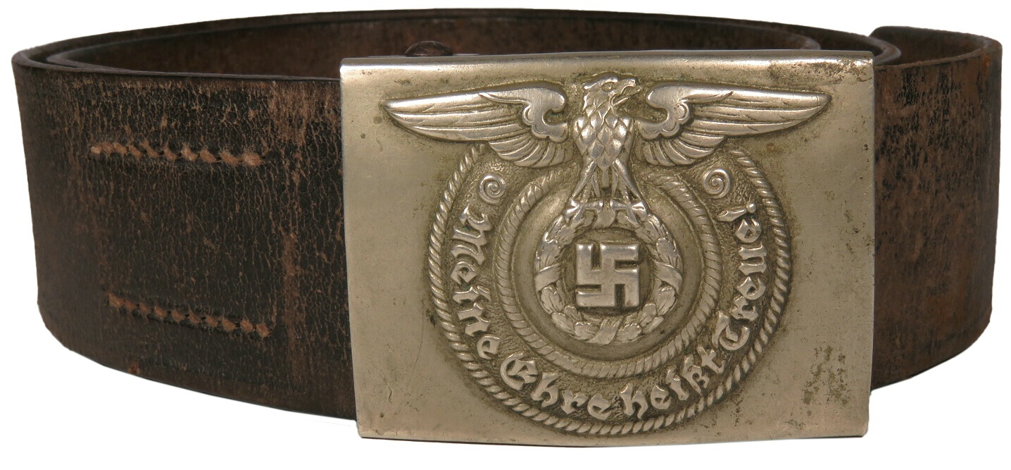 Early SS Belt with Nickel Silver Buckle Overhoff & Cie