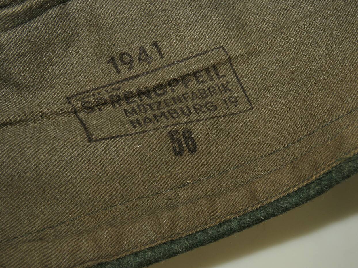 Kriegsmarine side cap 1940 Sprengpfeil
