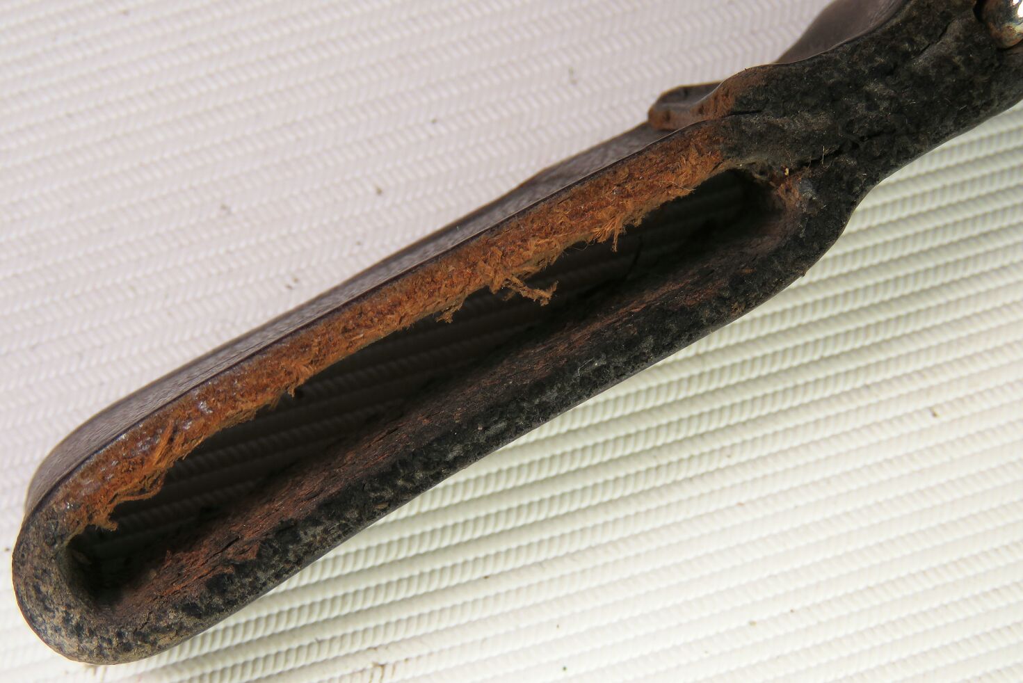 SA daggers belt loop - brown leather