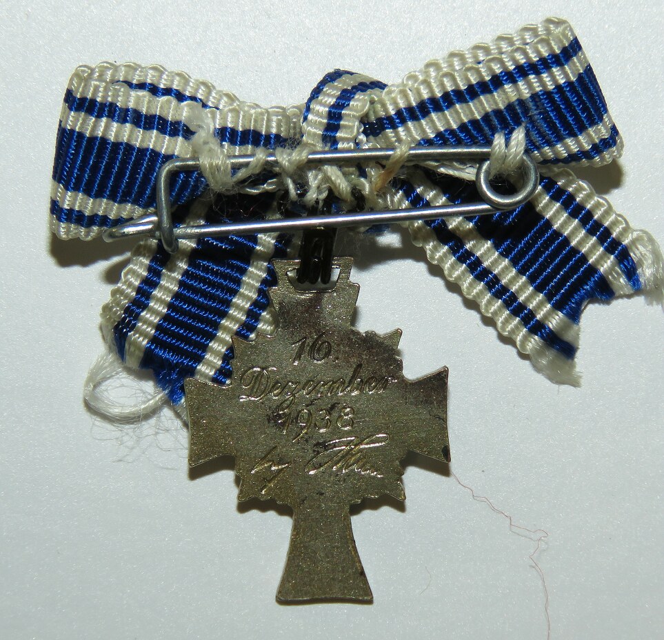 Miniature de la Croix Mère Allemande en argent - 21 mm
