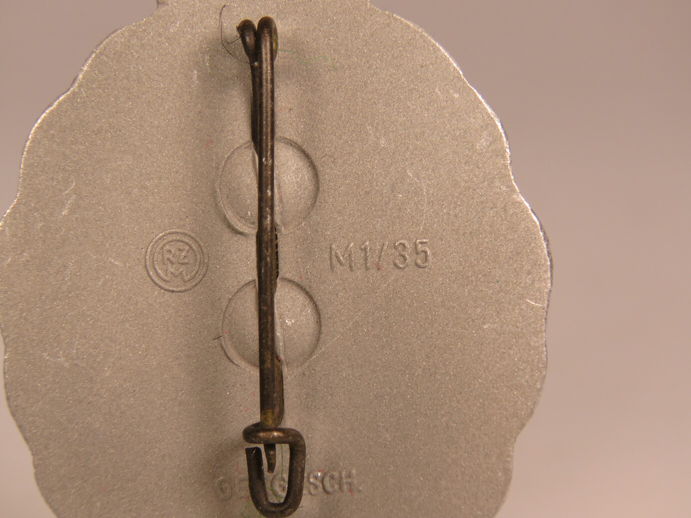 RZM M1/35 marked SA Treffen Braunschweig 1931 badge