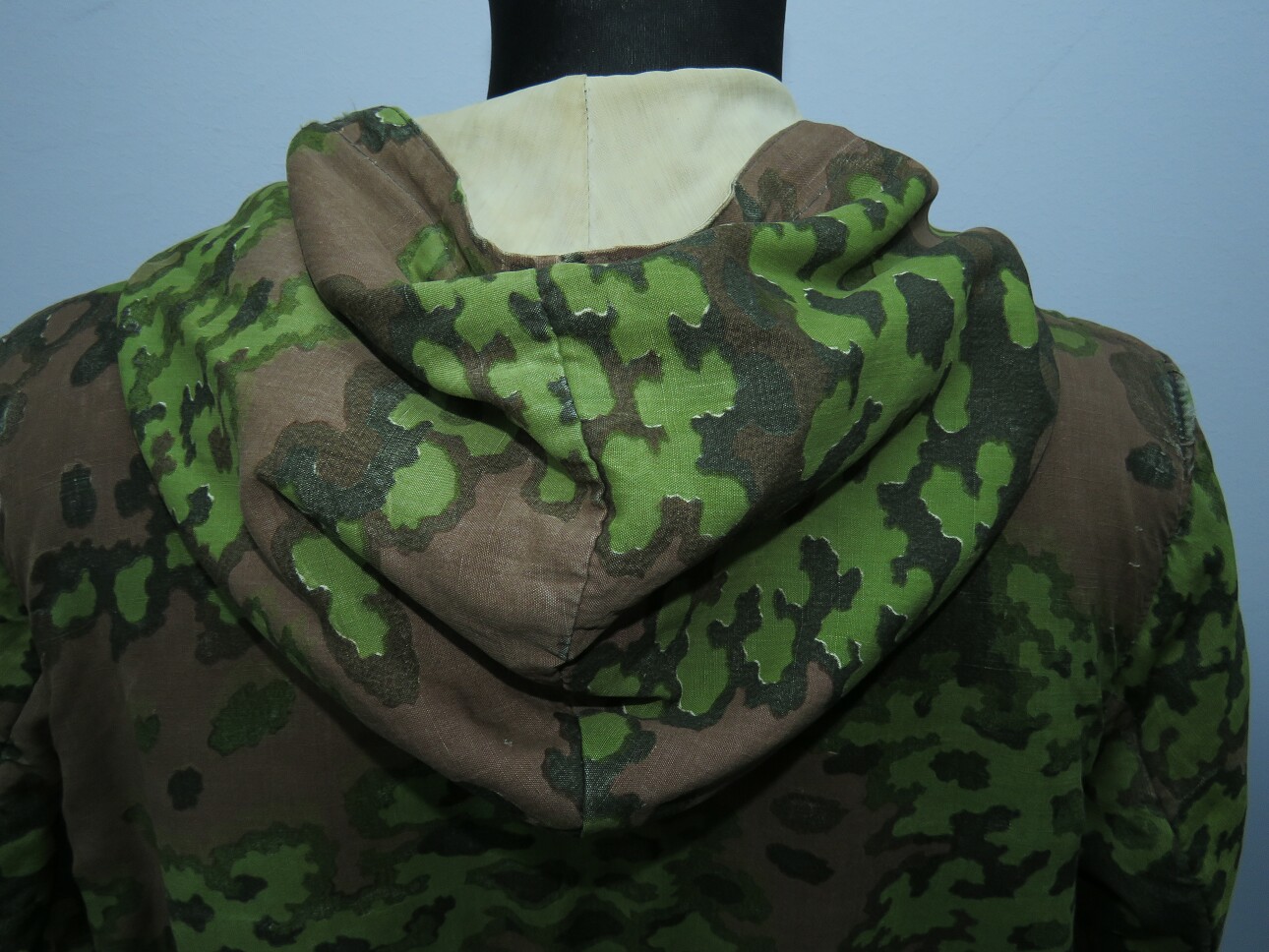 Waffen-SS winter/ summer oak camo combat reversible parka