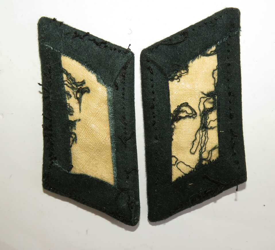 Wehrmacht infantry officer collar tabs