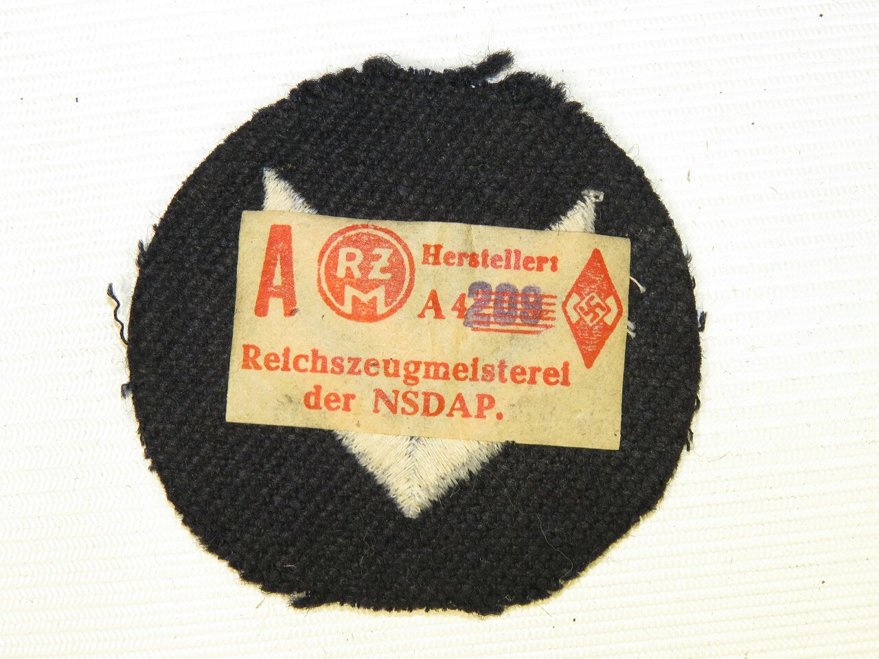 Hitler Jugend or Jungvolk arm rank patch, HJ-Oberrottenführer or DJ ...