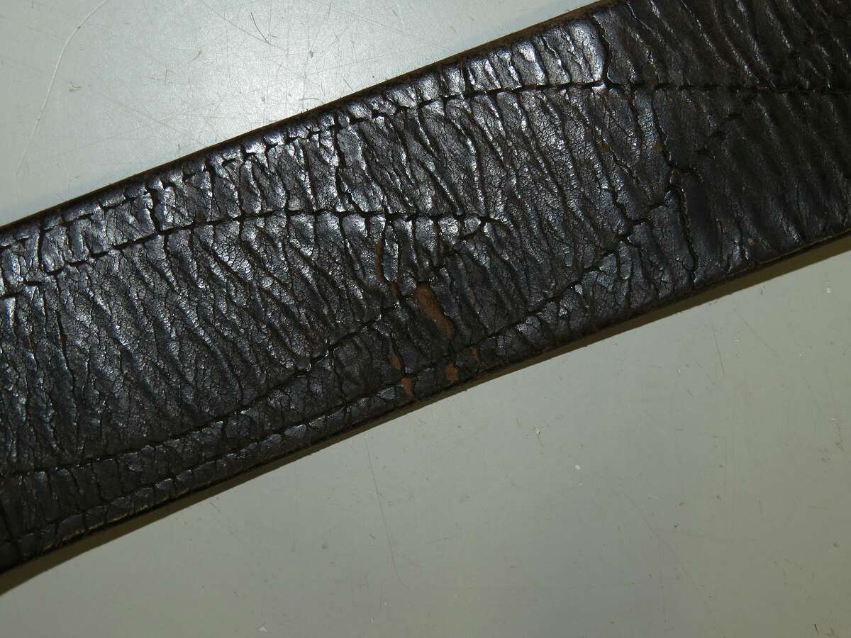 Red Army officer leather belt with buckle, M1935