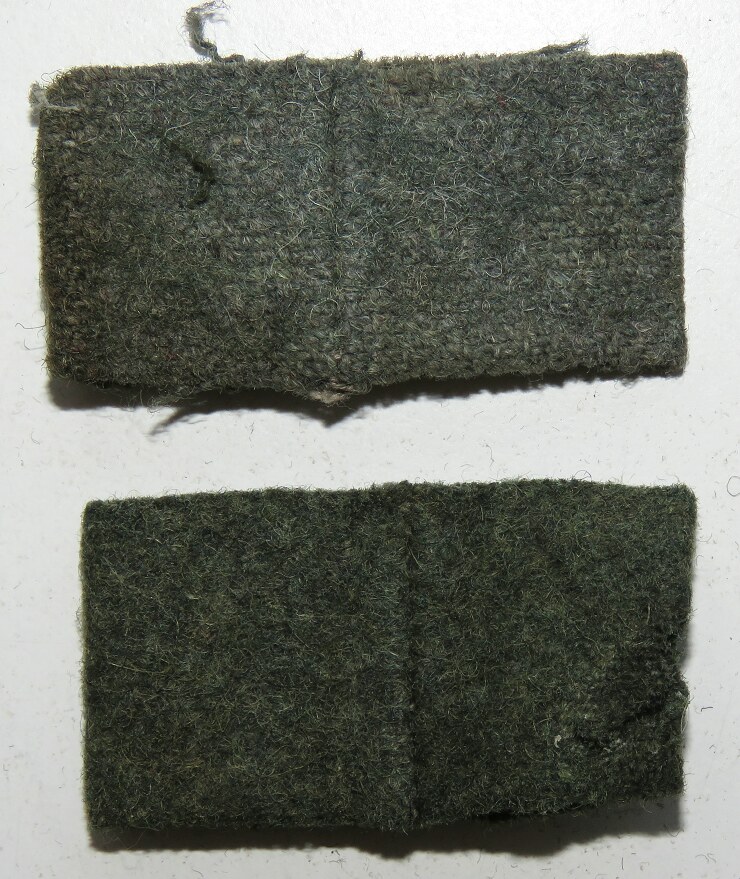 Wehrmacht 112 Infantry Regiment Slip-On Tabs for Shoulder Boards.