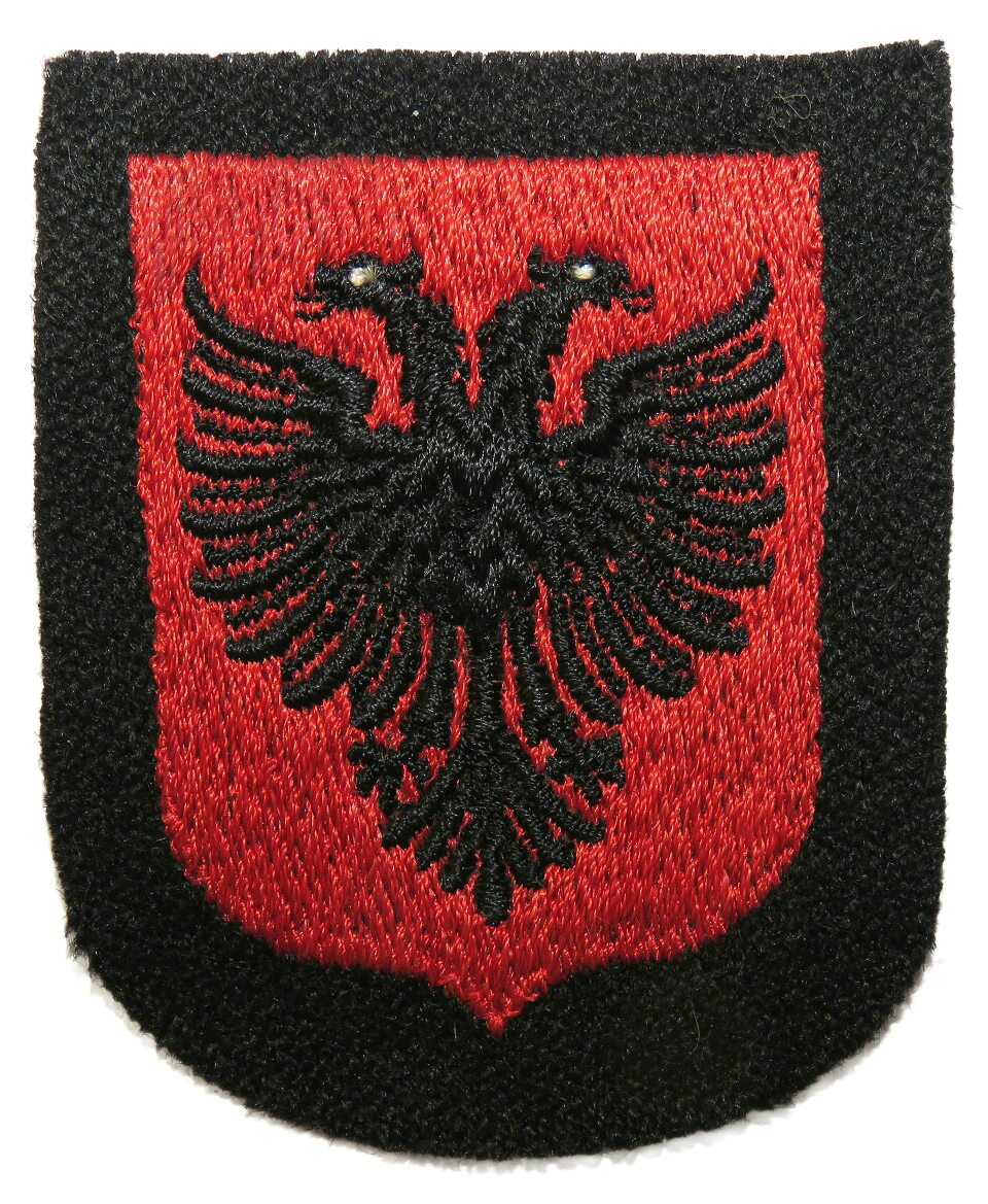 Albanian Waffen-SS Volunteer Sleeve Shield