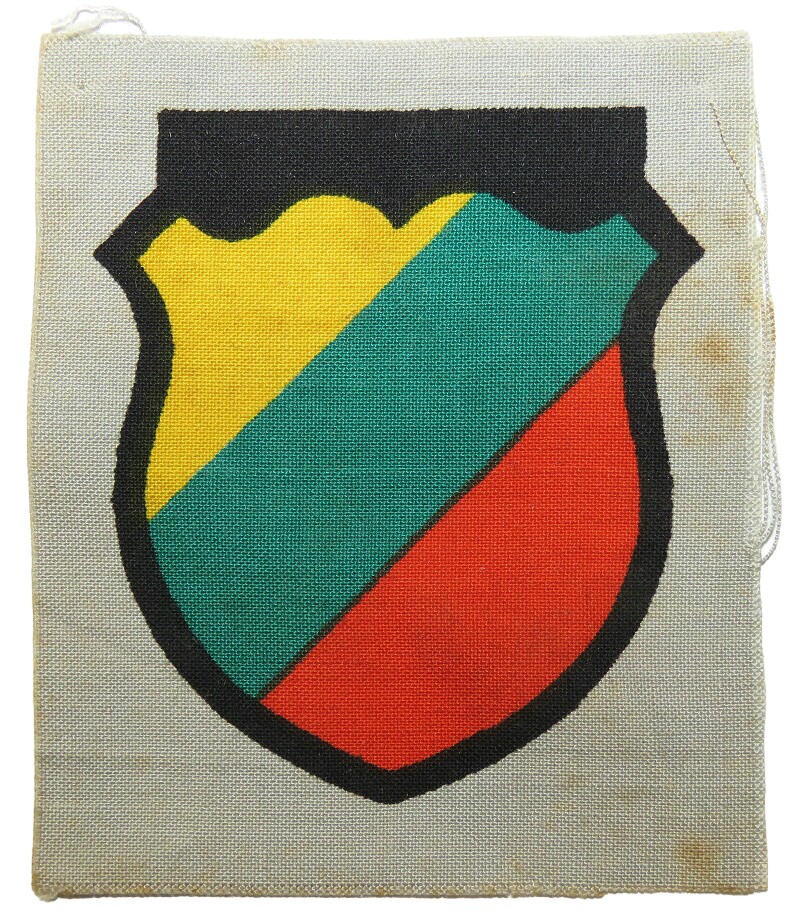 Lithuanian police sleeve shield Third Reich