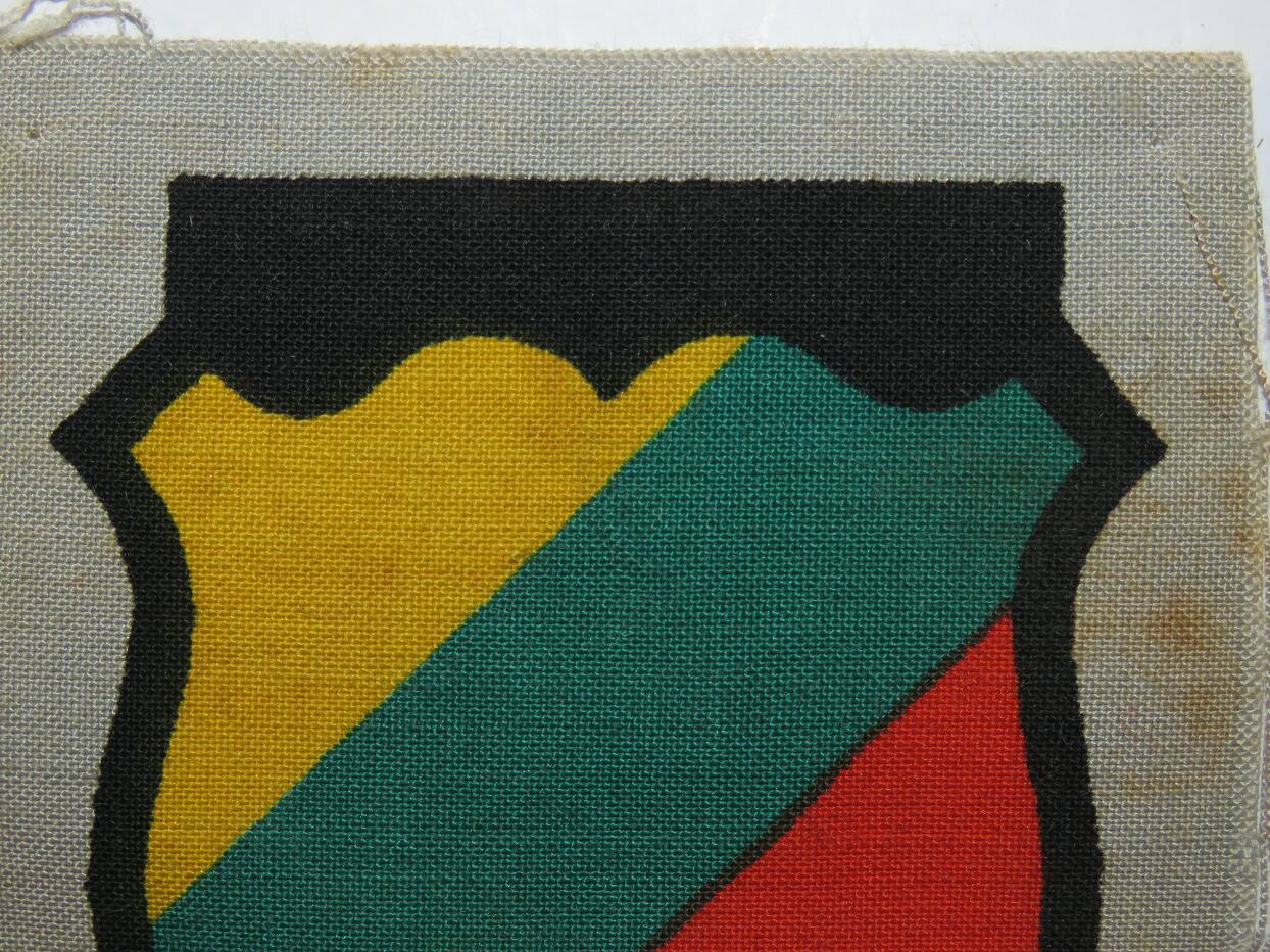 Lithuanian police sleeve shield Third Reich
