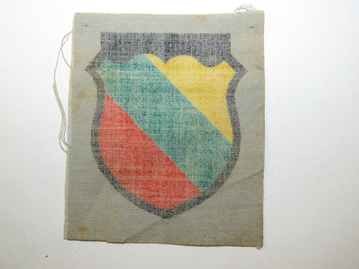 Lithuanian police sleeve shield Third Reich