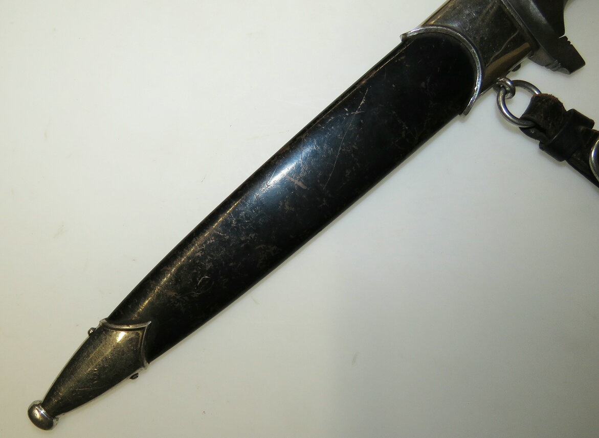 SS Dagger Model 1933 RZM 1211/38 SS Ernst Pack Solingen