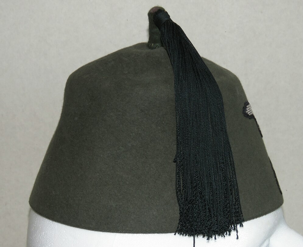 Field grey Waffen SS fez