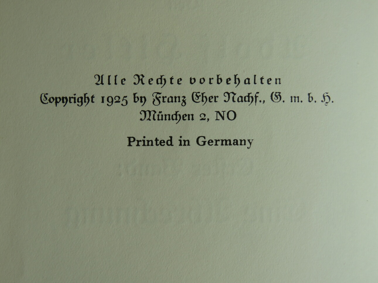 Gift edition of Mein Kampf by Adolf Hitler's 1934