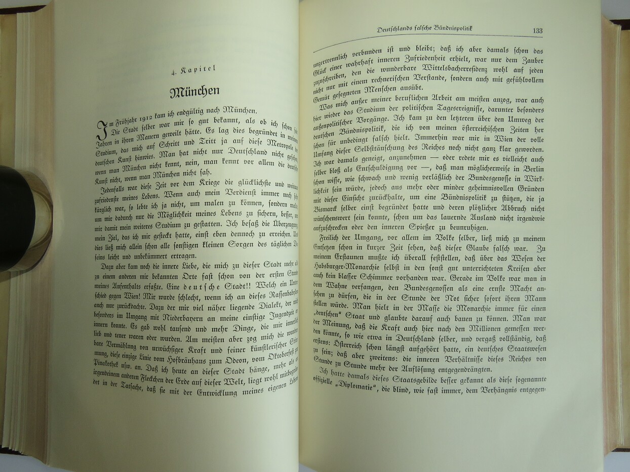 Gift edition of Mein Kampf by Adolf Hitler's 1934