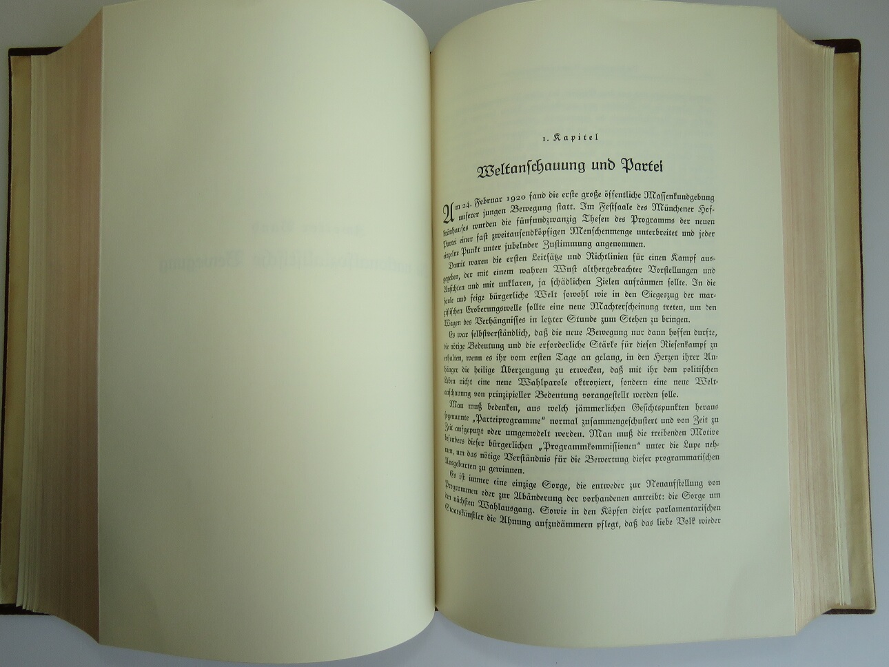 Gift edition of Mein Kampf by Adolf Hitler's 1934