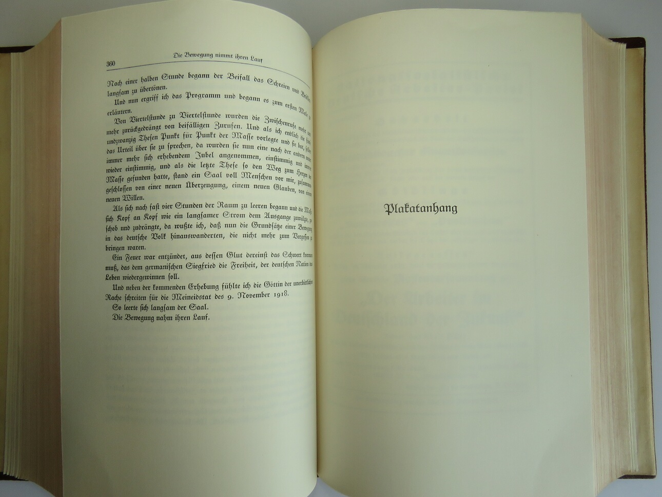 Gift edition of Mein Kampf by Adolf Hitler's 1934