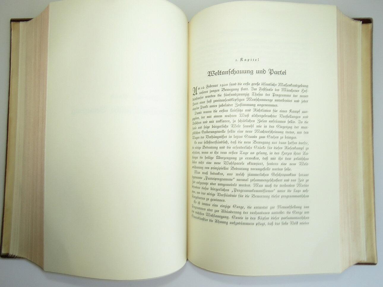 Gift edition of Mein Kampf by Adolf Hitler's 1934