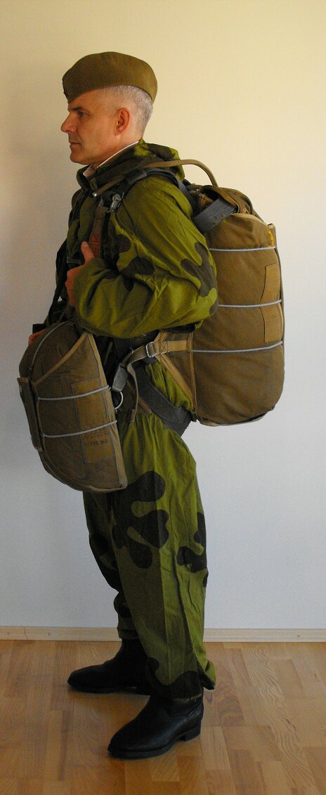 Soviet early post war parachute PD-47, completed set, early postwar ...