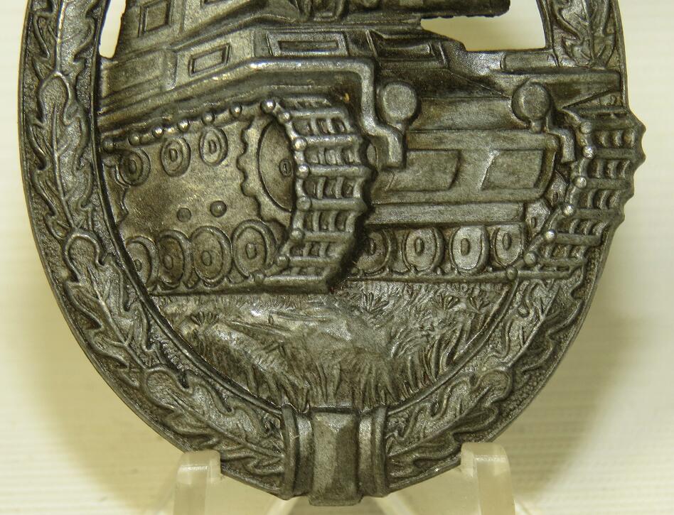 Panzer assault Badge Panzerkampfabzeichen Silver Grade by Hermann ...