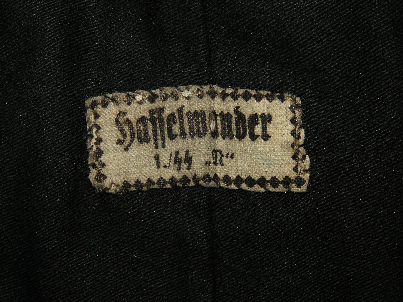 SS-VT black tunic to SS-Oberscharführer Hasselwander, 1. Sturm ...
