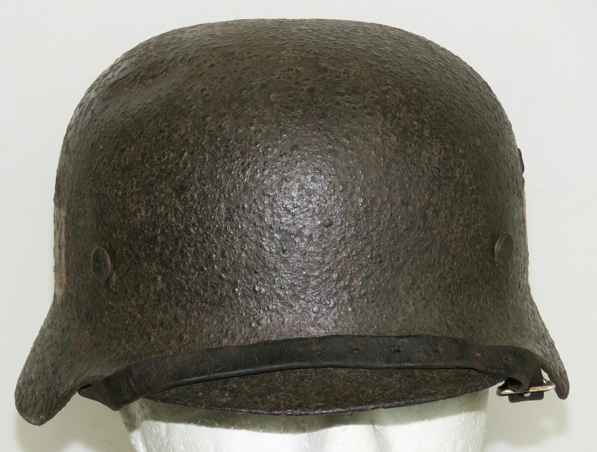 M35 double-decal helmet, SS-Totenkopfverbände, Demyansk