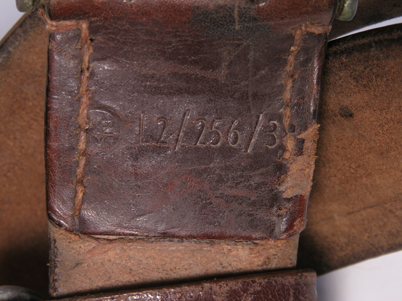 NSDAP belt with buckle, marked RZM L2/256/3