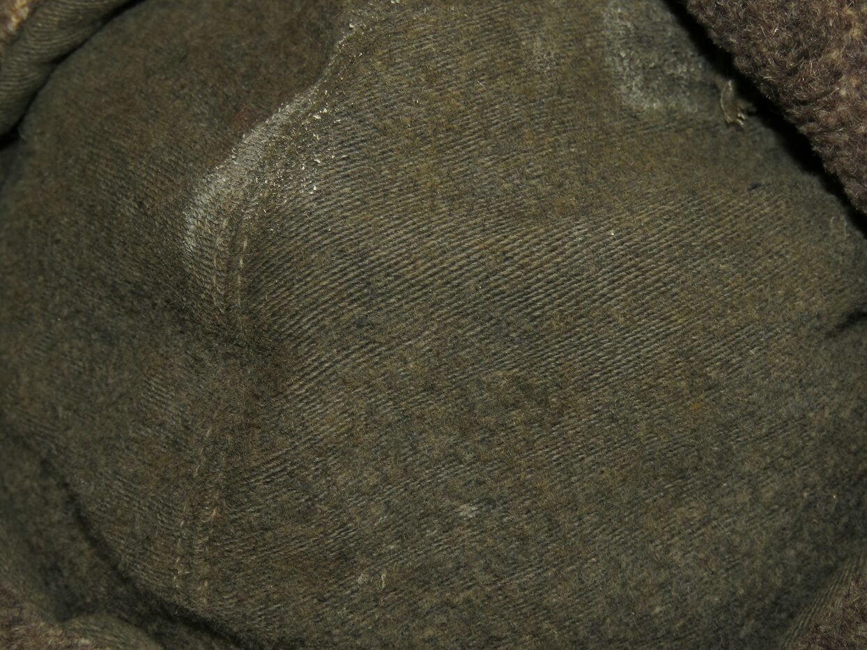 1940 pattern Red Army ushanka with signs of wear