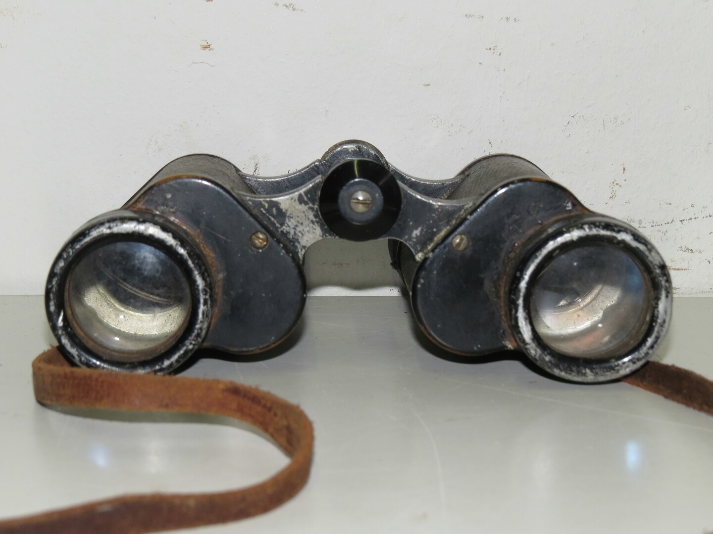 Red Army binocular, 1945 with original carrying cover.