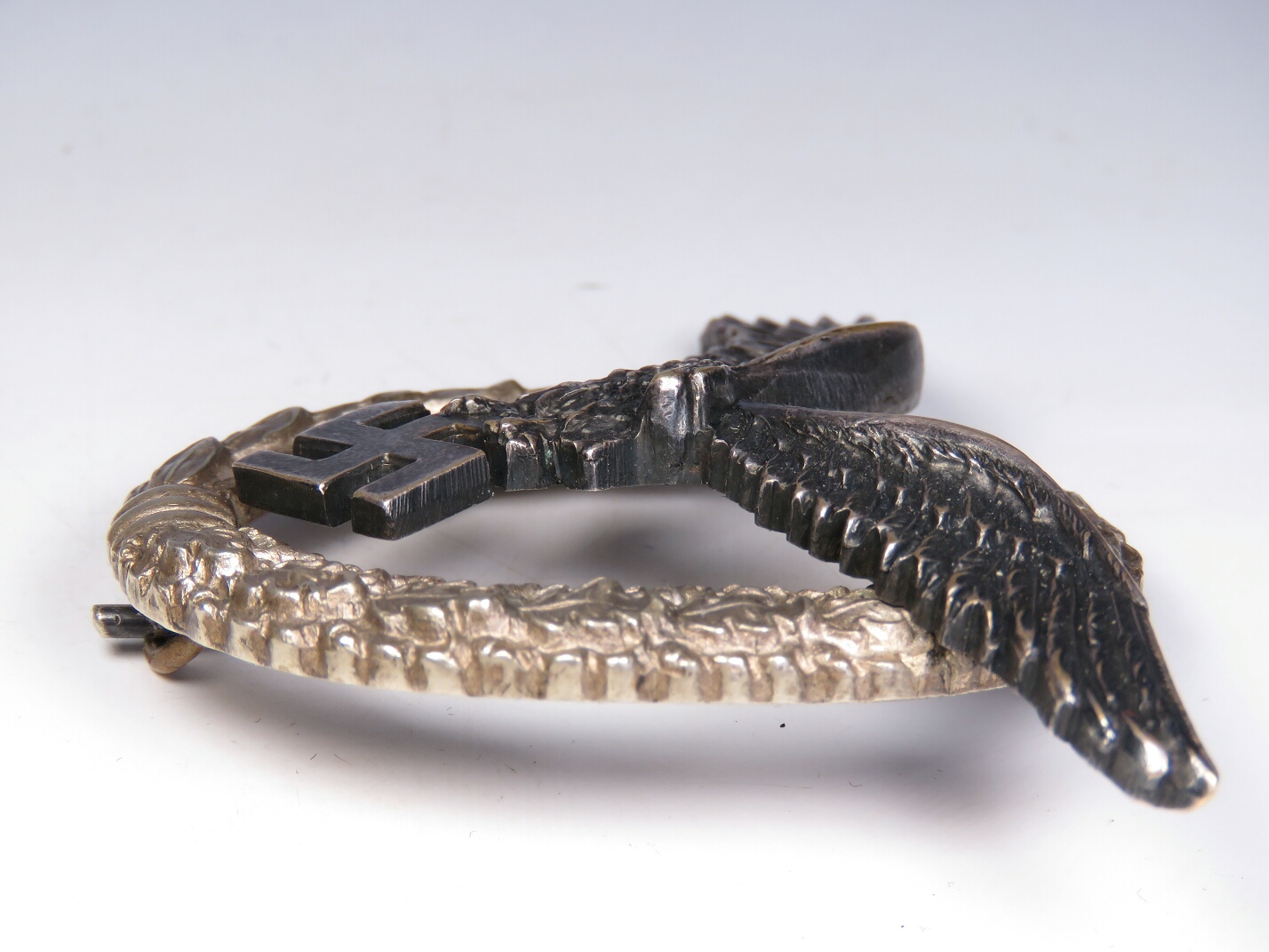 Luftwaffe Pilot Badge in Case, C. E. Juncker