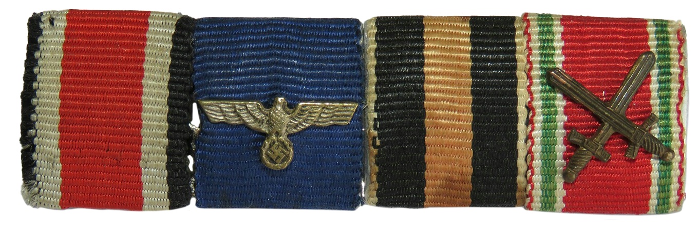 Ribbon bar with four awards