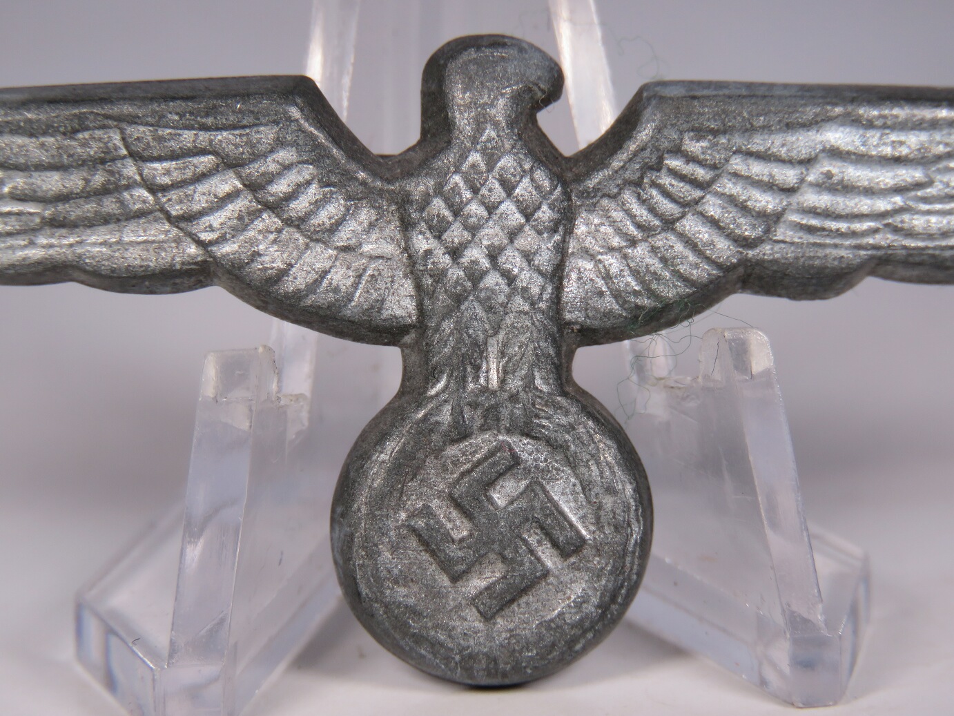 Wehrmacht Heer Cap Eagle, Zinc, Late-War