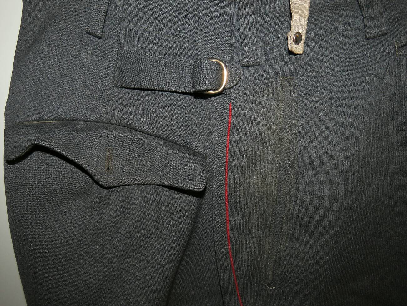 Wehrmacht parade walking trousers with red piping