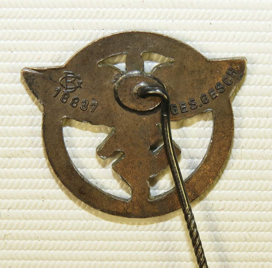 NSFK Sposor badge - Förderer des Nationalsozialistischen Fliegerkorps ...