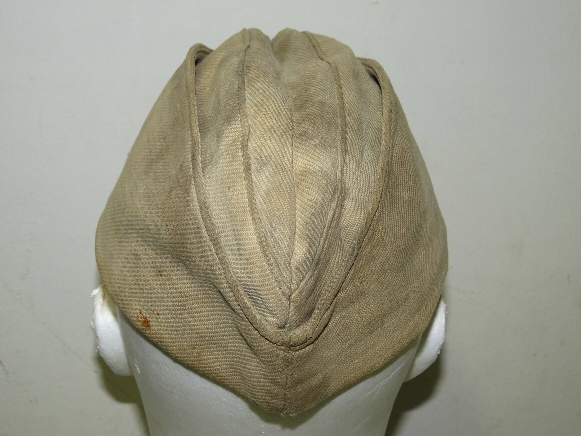 WW2 Russian pilotka side hat, cotton- Headgear