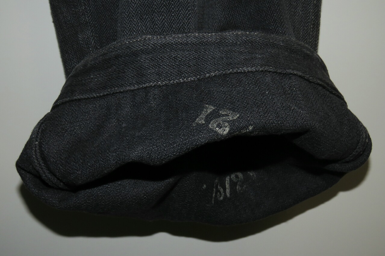 Luftwaffe blue-grey Drillich HBT tropical straight-legged trousers M 40