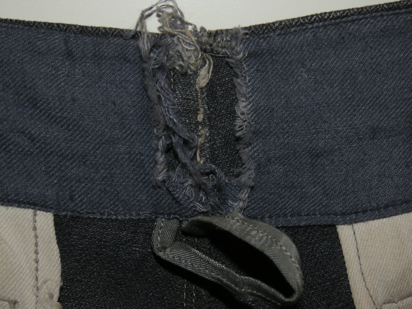 Luftwaffe blue-grey Drillich HBT tropical straight-legged trousers M 40