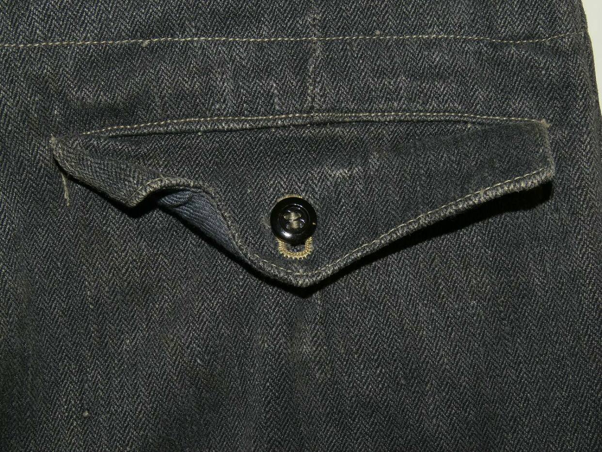 Luftwaffe blue-grey Drillich HBT tropical straight-legged trousers M 40