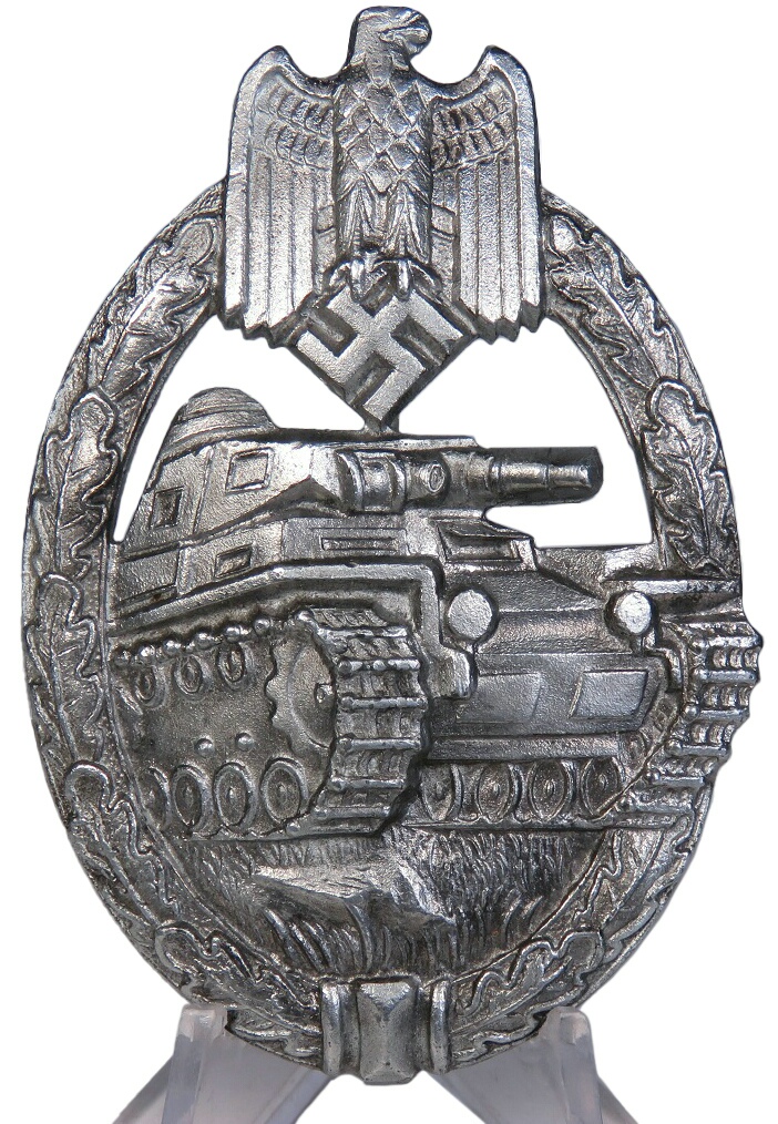 Silver class Panzer Assault Badge Karl Wurster