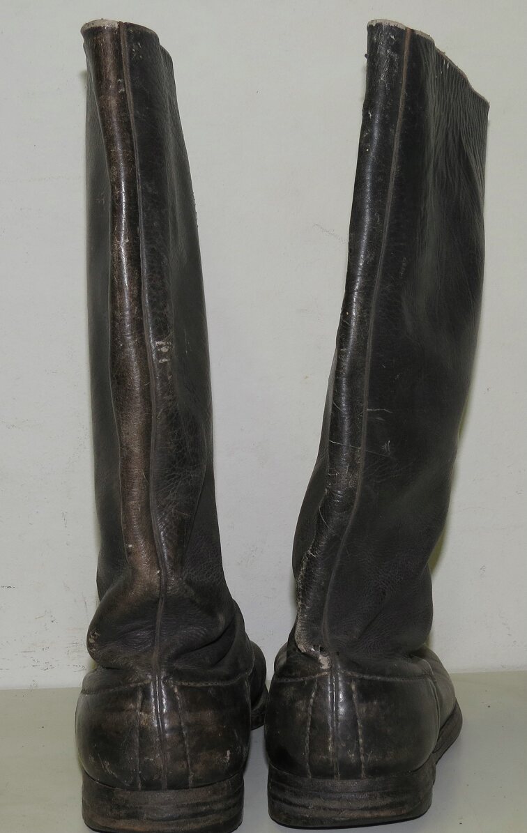 Red Army enlisted men, NCO or command crew pre-WW2 made leather long ...