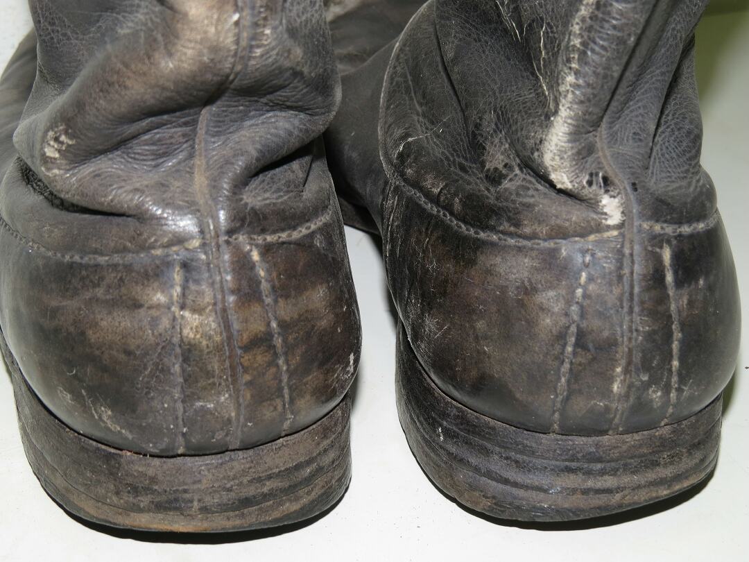 Red Army enlisted men, NCO or command crew pre-WW2 made leather long ...
