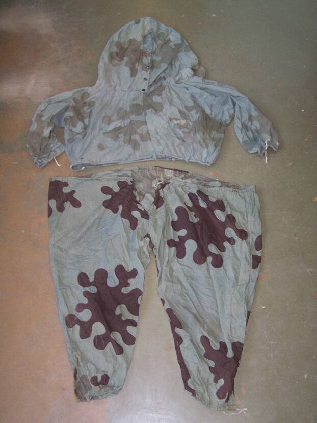 Very rare Soviet WW2 autumn camo suit AMOEBA