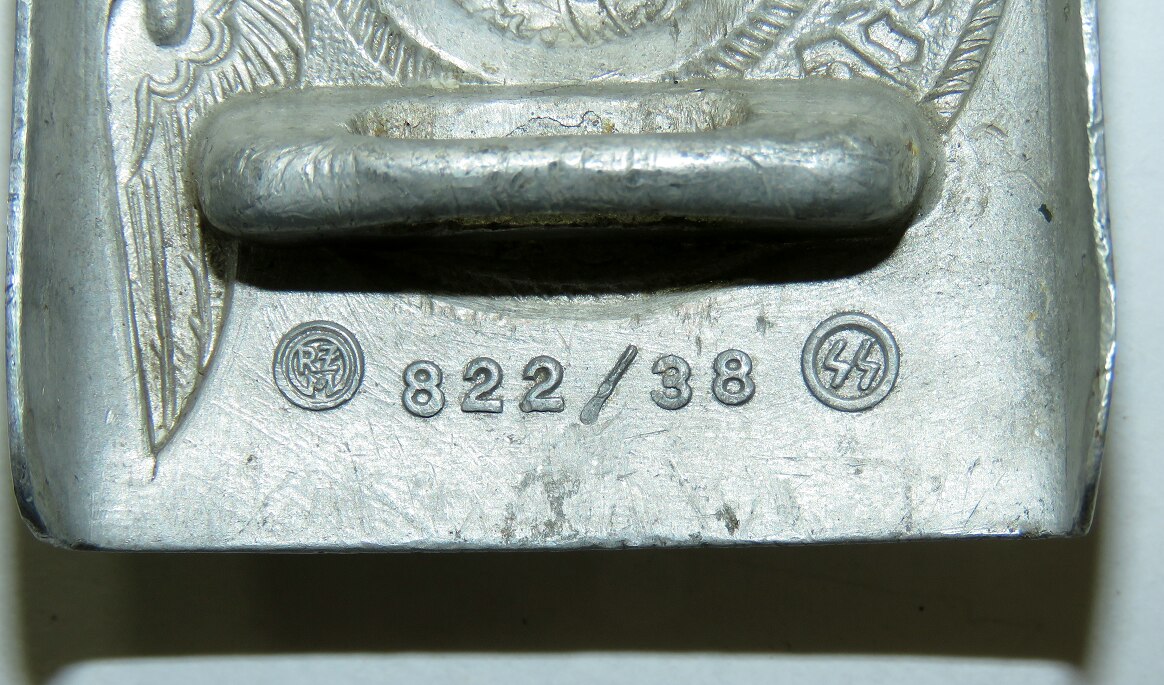 Buckle for lower ranks of SS VT/Waffen-SS, Richard Sieper