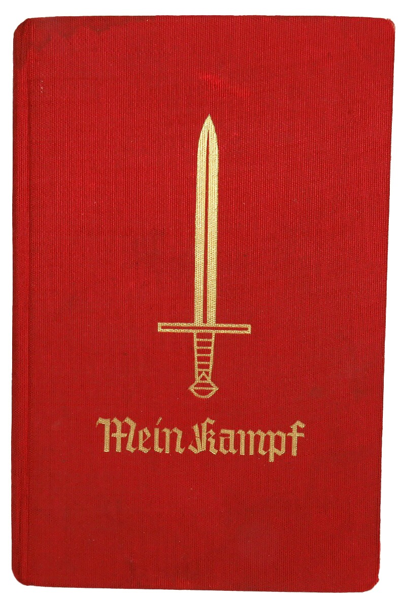 Red 50 years to Hitler anniversary edition of Mein Kampf Beamtenausgabe