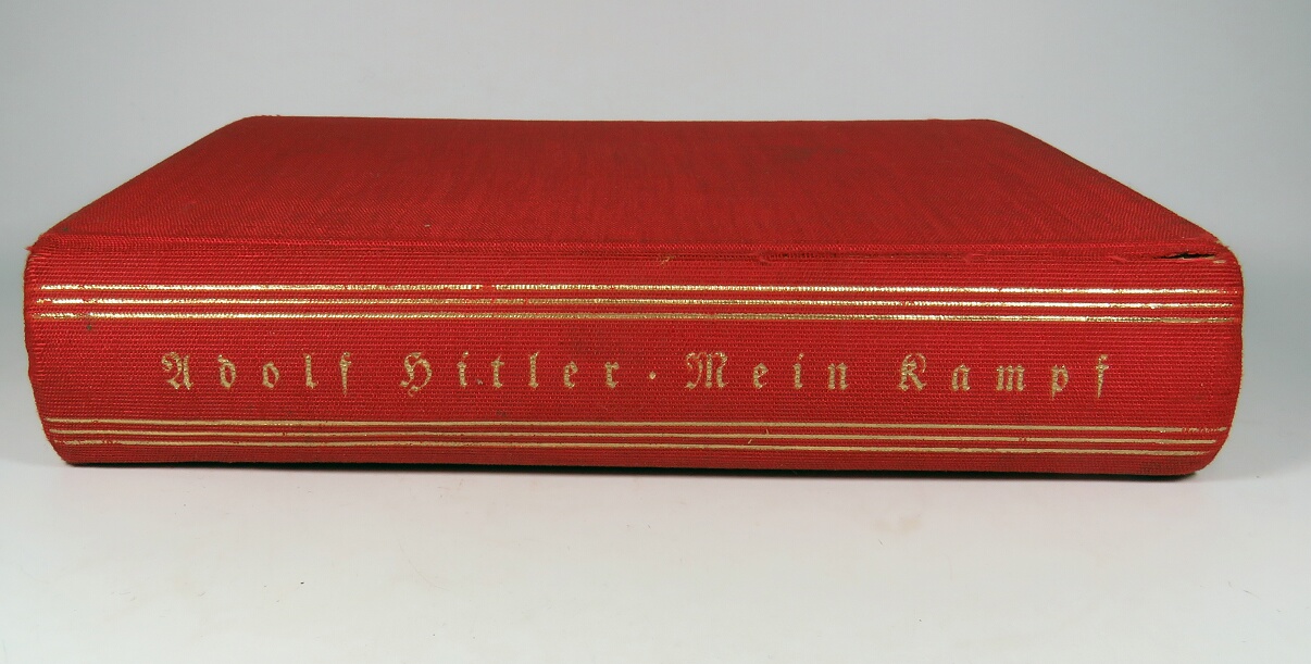 Red 50 years to Hitler anniversary edition of Mein Kampf Beamtenausgabe