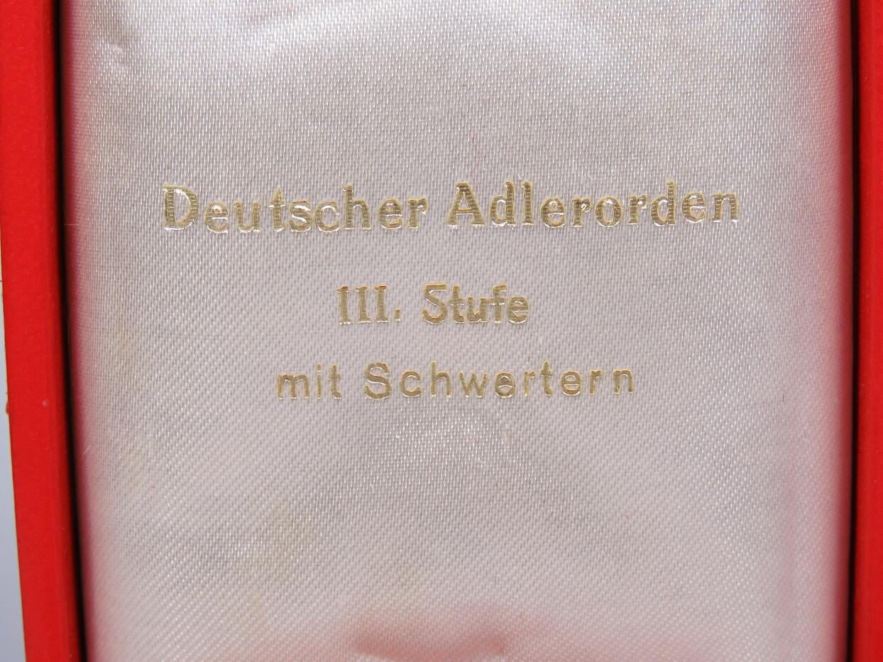 German Order of the Eagle, Merit Cross 3rd Class mit Schwertern