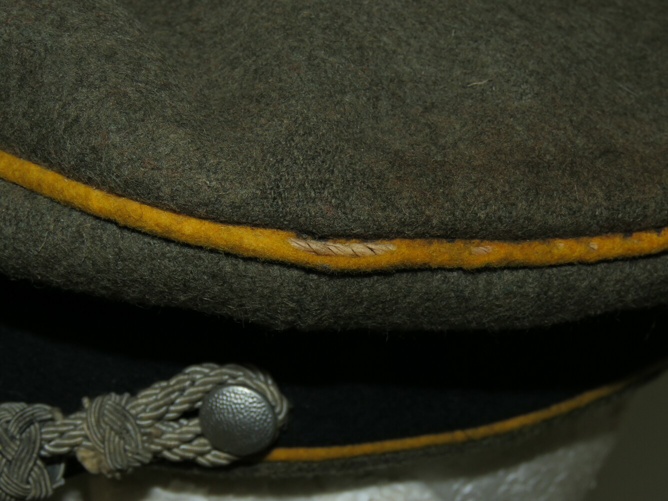 Officer’s Panzer Reconnaissance Visor Cap, Wehrmacht