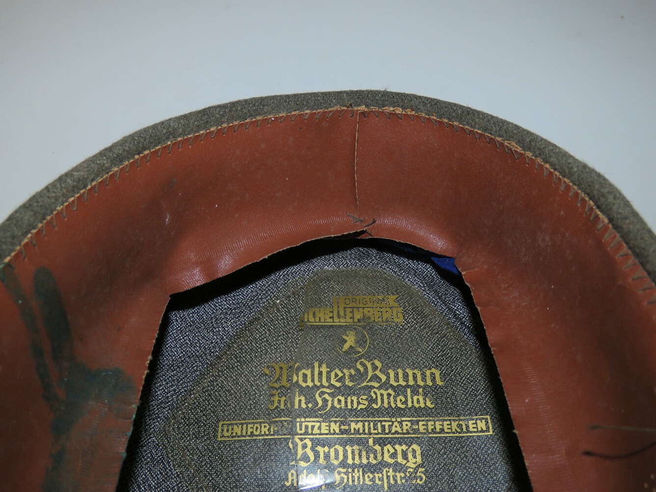 Officer’s Panzer Reconnaissance Visor Cap, Wehrmacht